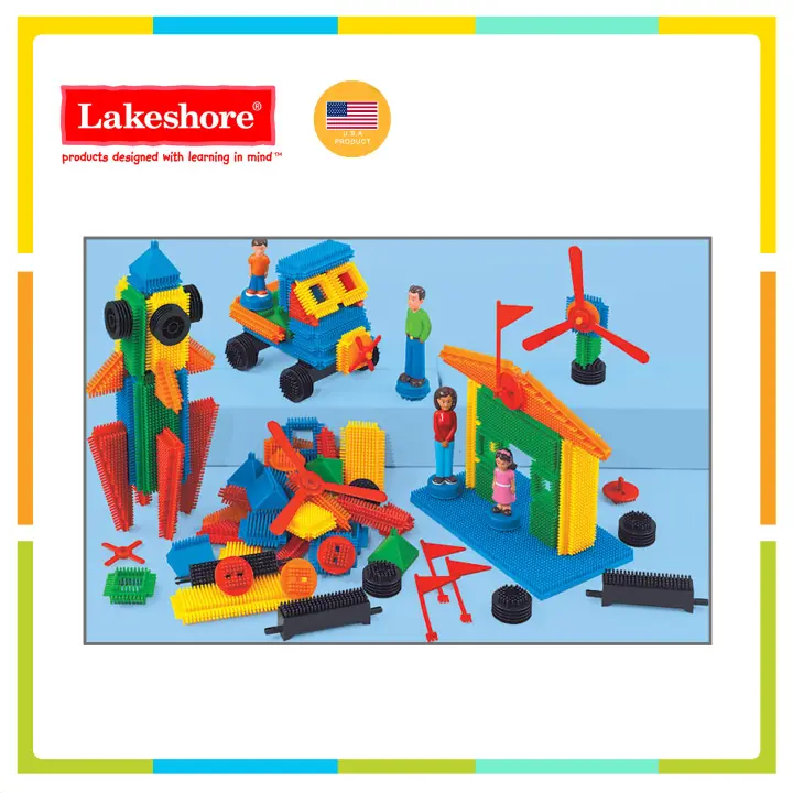 Lakeshore Bristle Builders Blocks (Multicolor) | Lazada PH