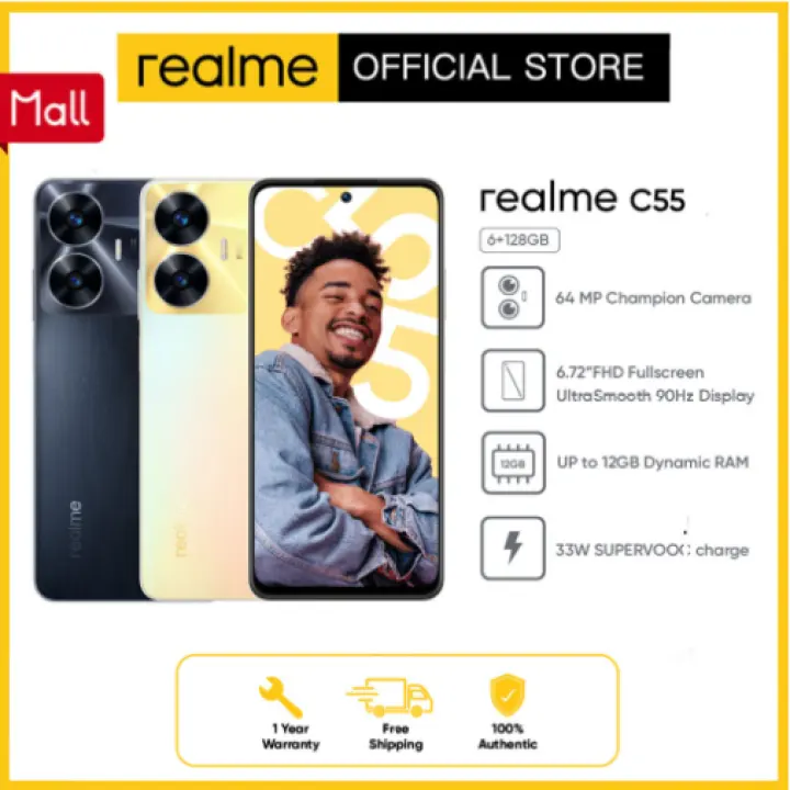 Realme C55 Original phone 6.7inch full screen Cellphone sale 16+512GB ...