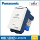 Panasonic Wide Series CAT6 LAN Outlet - 1, 2 Gang or Device Only ...
