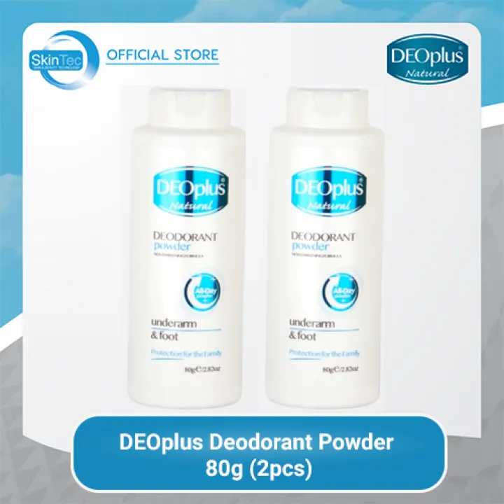 DeoPlus Deodorant Powder Blue (80g) 2 pcs | Lazada PH