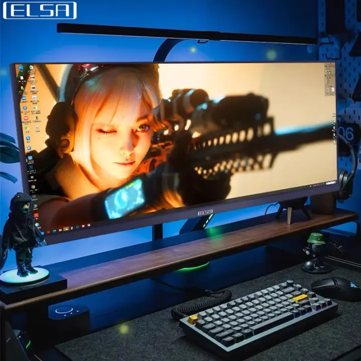 ELSA 30'''' inch 2K 100HZ Ultra-wide Frameless Gaming Monitor Office ...