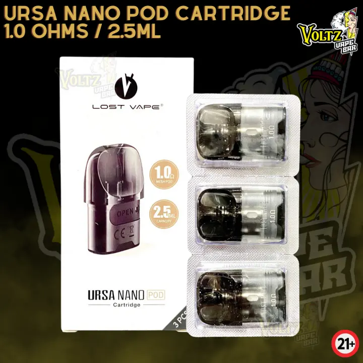 Lost Vape Ursa Nano Pod Cartridge 0.6 Ohms 2.5ml (Voltz Vape Bar) | Lazada PH