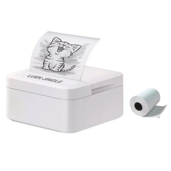 GOOJPRT D1 Luck Jingle Portable Bluetooth Thermal Printer (203dpi) 1000mAh Lithium-ion Battery w ...