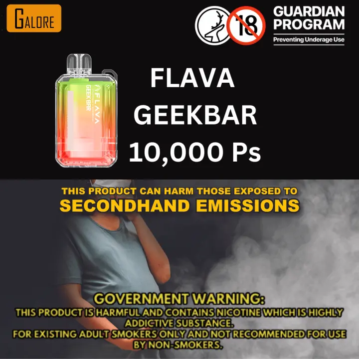 Flava GEEKBAR 10K Puffs Disposable Vape | Lazada PH