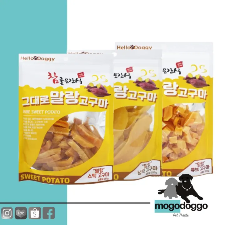 Hello Doggy Soft Sweet Potato Snacks for Dogs 250g | Lazada PH