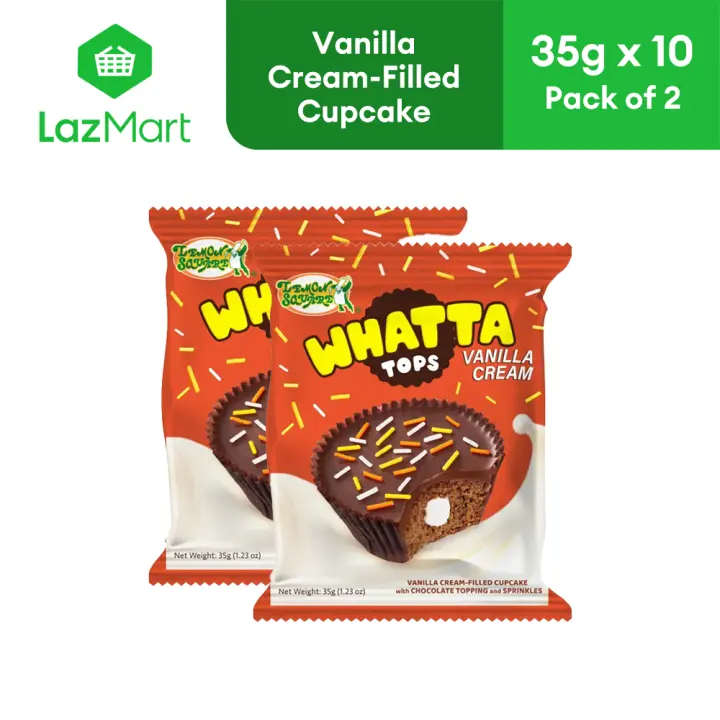 Lemon Square Whatta Tops Vanilla Cream 35g x 10 - Pack of 2 | Lazada PH