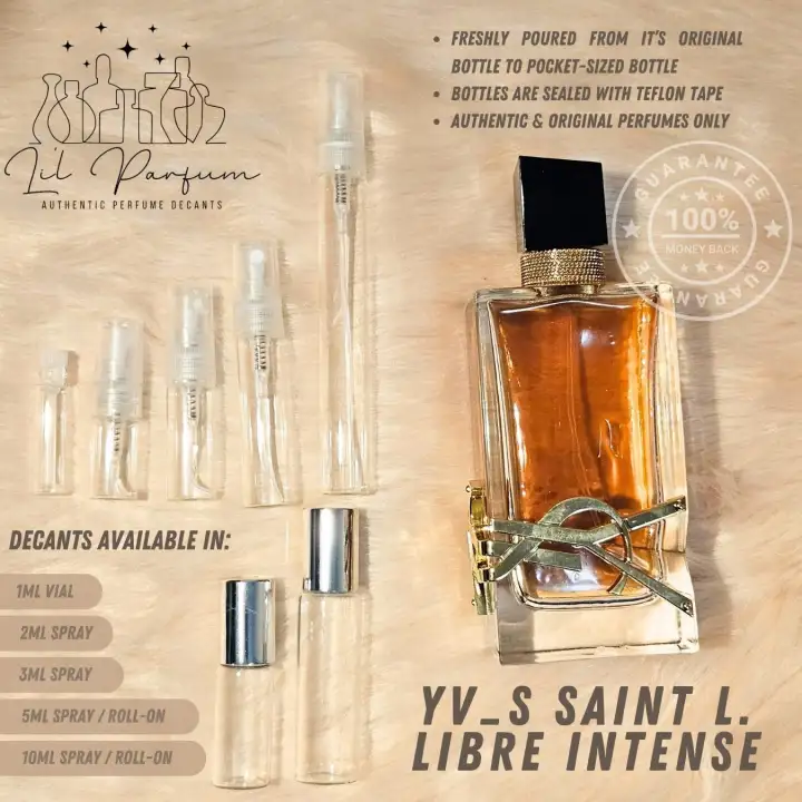YSL Libre Intense Decant in Spray/Roll-on Bottles: 1ml(vial), 2ml 3ml 5ml 10ml 25ml 30ml | Lazada PH