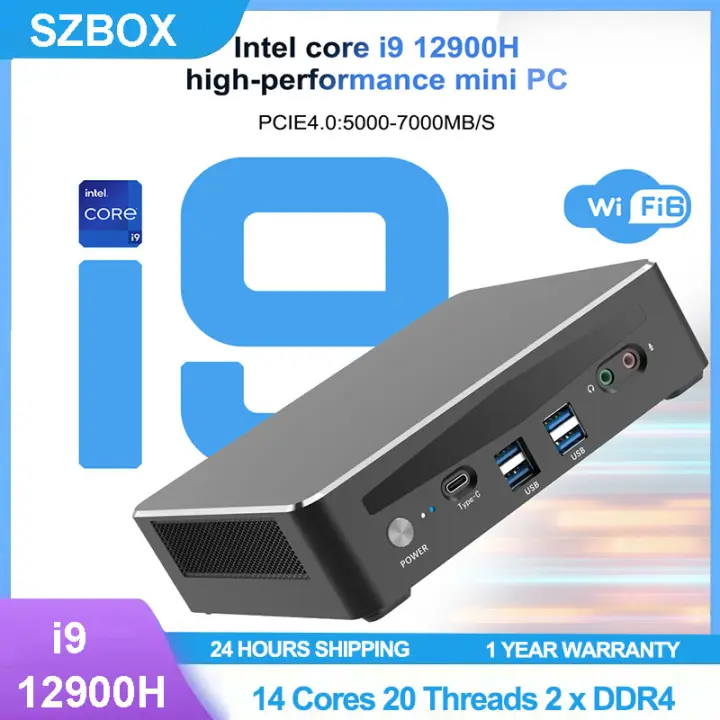 i9 Mini PC 12th Gen Alder Lake Mini PC Intel i9 12900H 14 Cores 20 ...