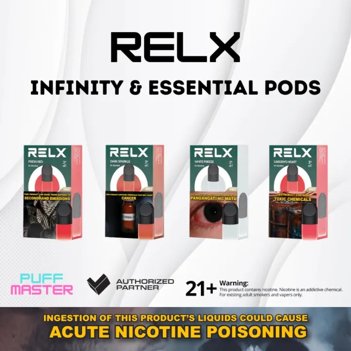 Relx Infinity Pro Pods Puff Master Philippines | Lazada PH