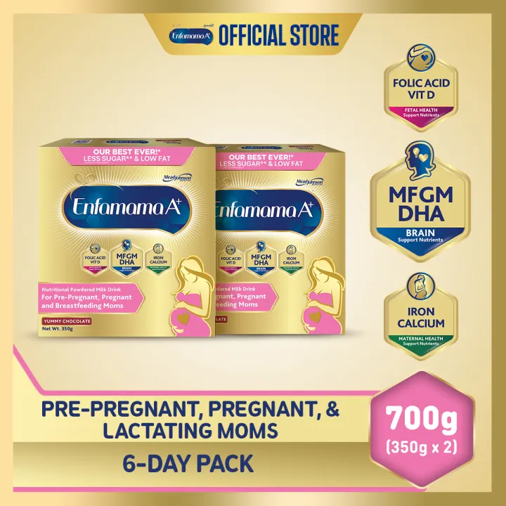 Enfamama A+ Chocolate 700g (350g x 2) Maternal Powdered Milk Drink for ...