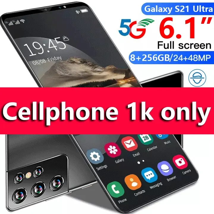 Cellphone 1k only Original Realme S21 Ultra 5G Smartphone 6.8 inch Full ...