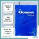 Corona Notebook Spiral School Office Notebook C5100 100 Leaves 152 x ...