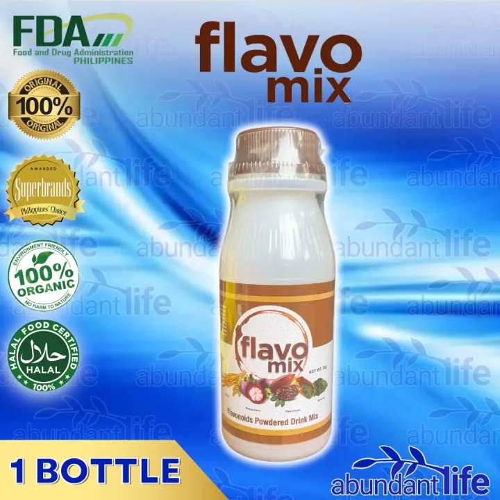 1BOTTLES FLAVO MIX SUPERFOODS POWDERED DRINKS SOLD BY ABUNDANT LIFE ...