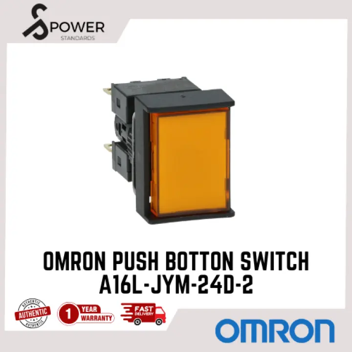 OMRON PUSH BOTTON SWITCH A16L-JYM-24D-2 | Lazada PH