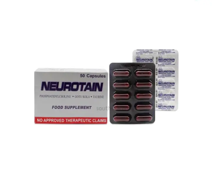 NEUROTAIN Food Supplement Phosphatidyl Choline + Taurine + Gotu Kola ...