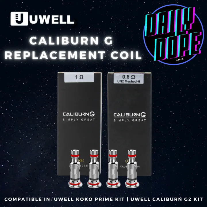 {Legit} Caliburn G Coil 0.8 ohms & 1.0 ohms (4pcs) | Koko Prime Coil ...
