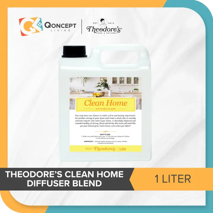 Theodore's by Qoncept Clean Home Diffuser Blend 1L | Lazada PH