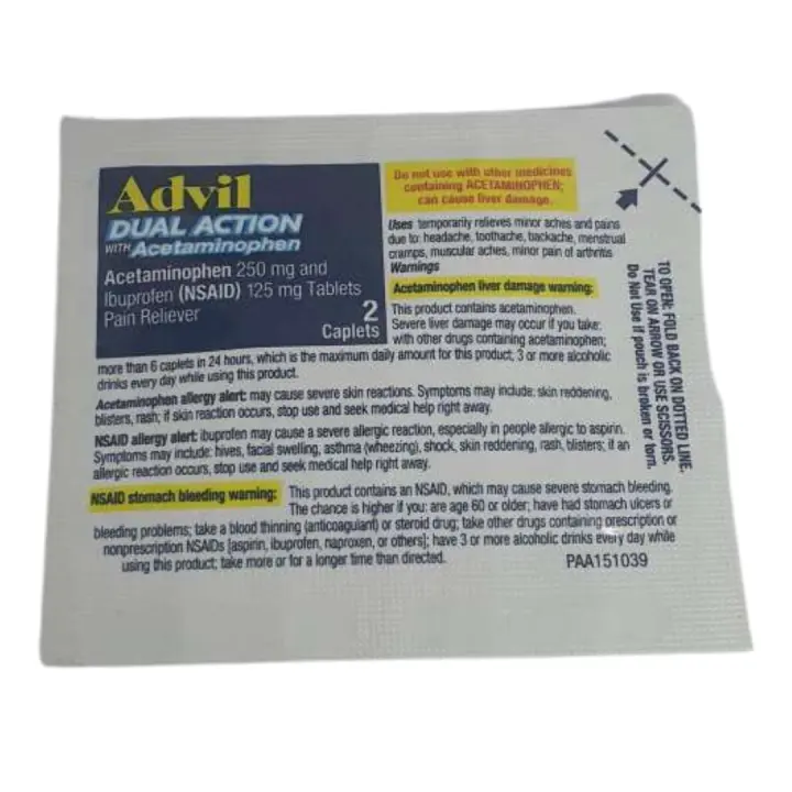 Advil Dual Action - 2 Caplets | Lazada PH