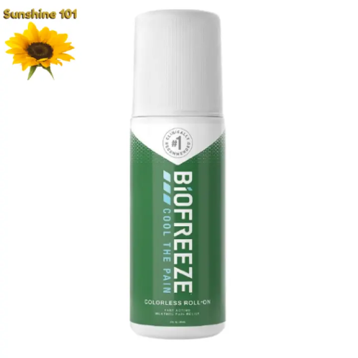 Biofreeze cool the pain roll-on menthol pain relief 89 ml 100% AUTHENTIC! | Lazada PH