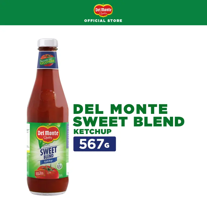 DEL MONTE Sweet Blend Ketchup with 100% Real Tomatoes - 567g Bottle | Lazada PH