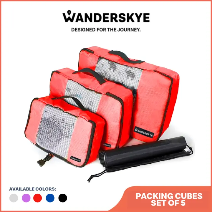 Wanderskye Packing Cubes - Set of 5 (with Mesh) | Lazada PH