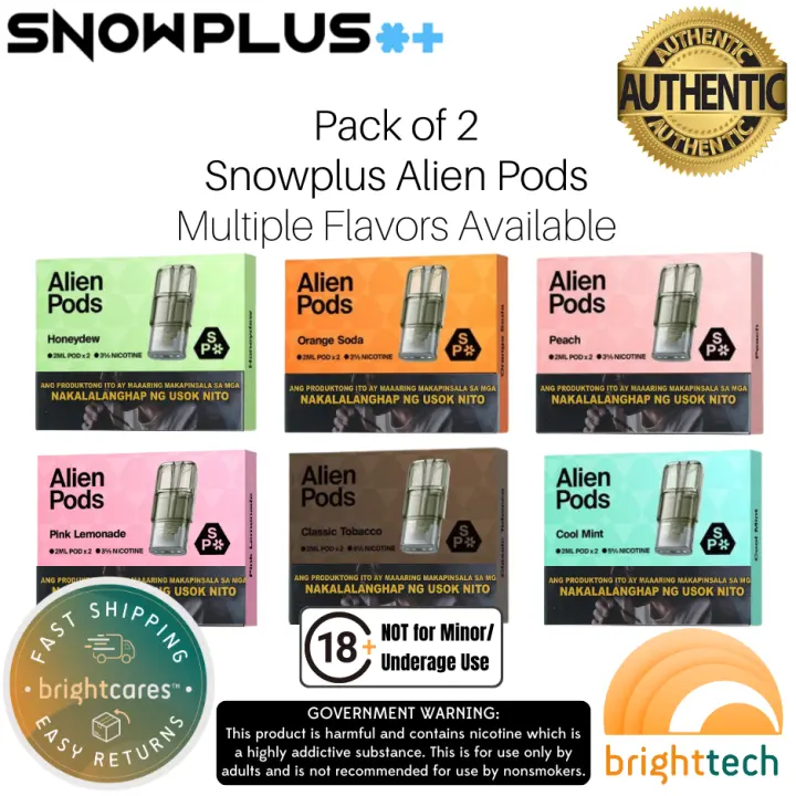 Snowplus Alien Pods Legit Pack of 2 Compatible with Alien Air & Alien X ... Snowplus Alien Pods Legit Pack of 2 Compatible with Alien Air & Alien X ...