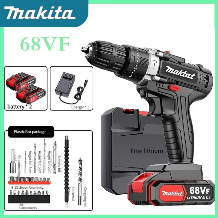 【COD】Cordless Hand Drill 2 Battery Heavy Duty Set Power Tools 48V ...
