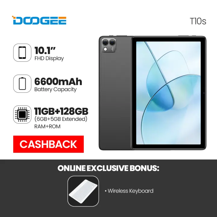 DOOGEE T10S 11GB RAM + 128GB ROM Samsung® 8MP Main Camera 5MP Front ...