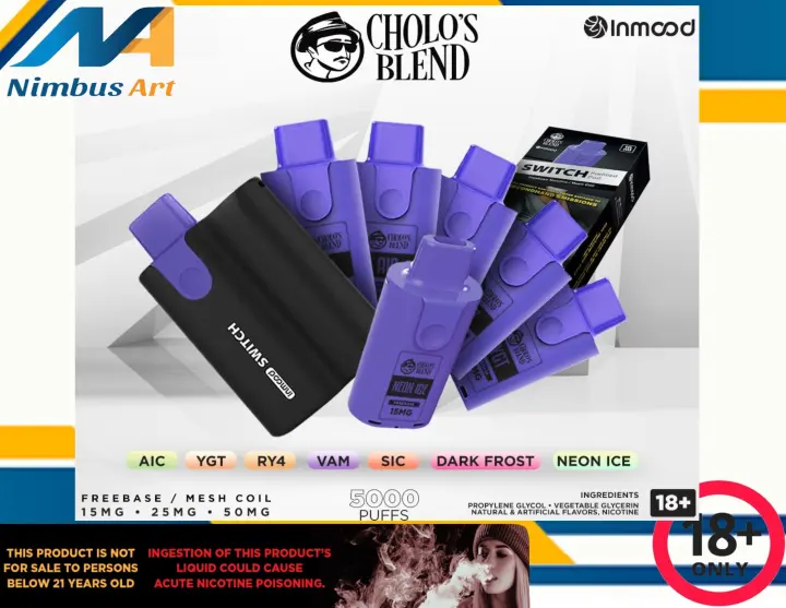 CHOLOS BLEND Inmood Switch/Stix Pod (POD ONLY! NO DEVICE) Original ...
