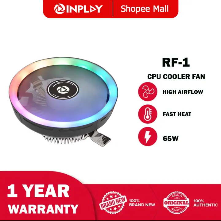 Inplay Cpu Cooler Rgb Fan Tower 65W With Central Ligth 3pin For ...