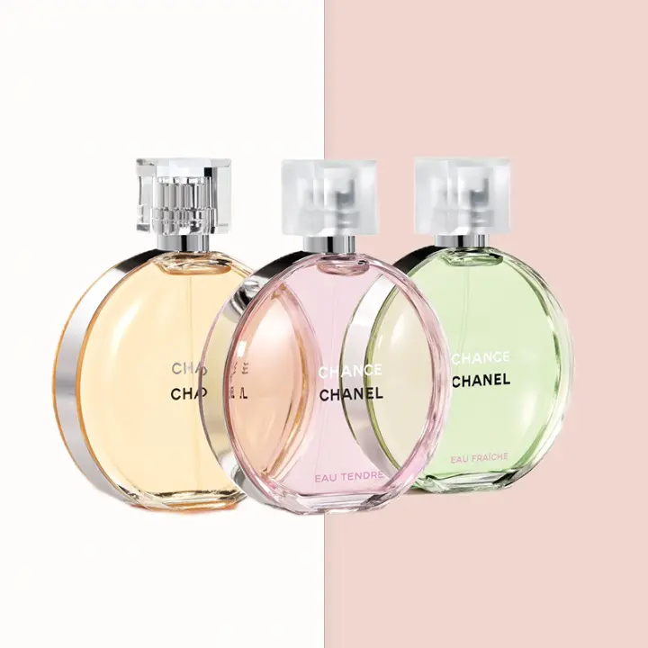 100% Original Pink Chance Eau Tendre Eau de Parfum EDP & Yellow Chance ...