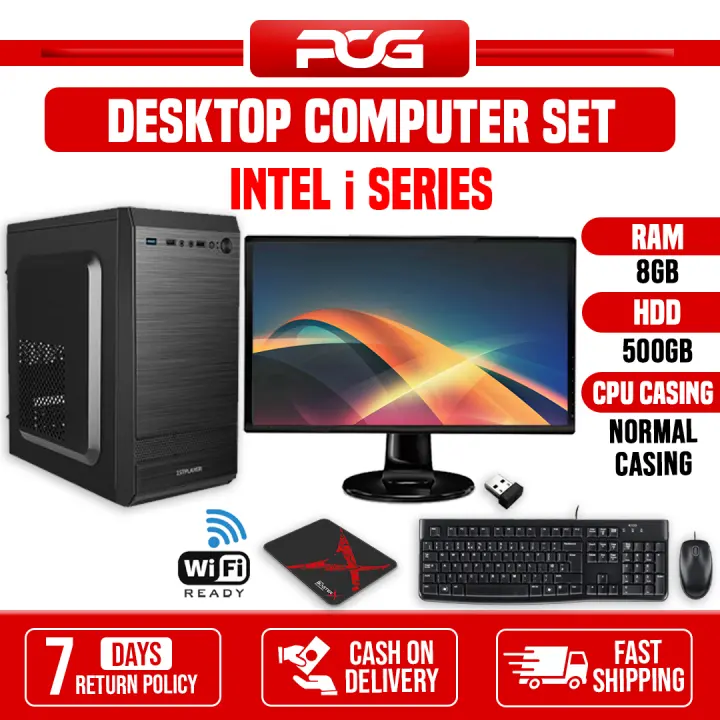 DESKTOP PC SET INTEL Core i5 (4th gen, 6th gen, 7th gen) with BRANDED ...