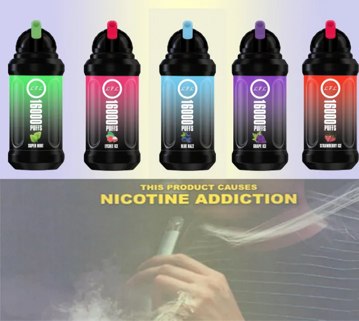Disposable vappe LFL 16000Puffs bar Rechargeable Vaping Smoke Set ...