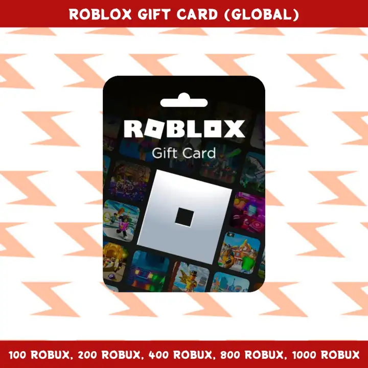 ROBLOX 100 ROBUX, 200 ROBUX, 400 ROBUX, 800, ROBUX, 1000 ROBUX (Digital ...