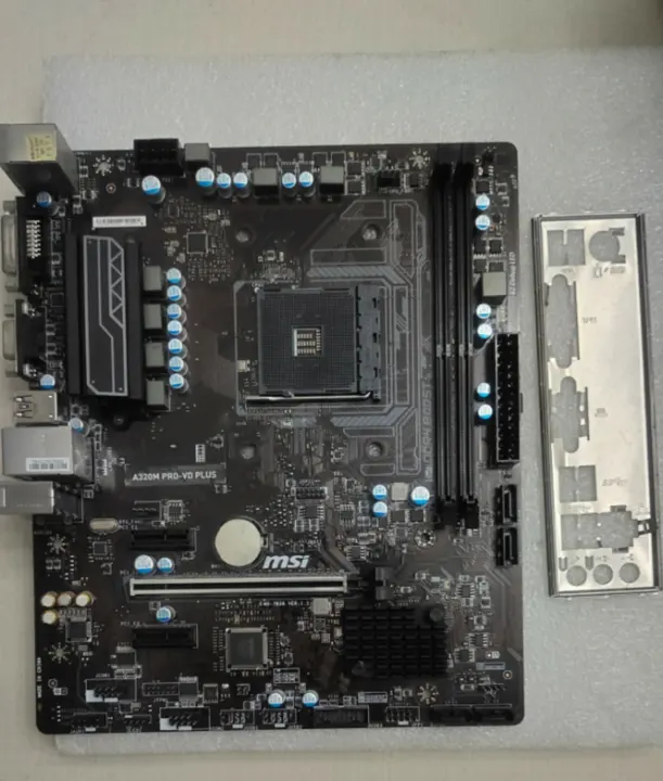USED MSI A320M PRO-VD PLUS Motherboard A320 Socket AM4 Ryzen 1st and ...