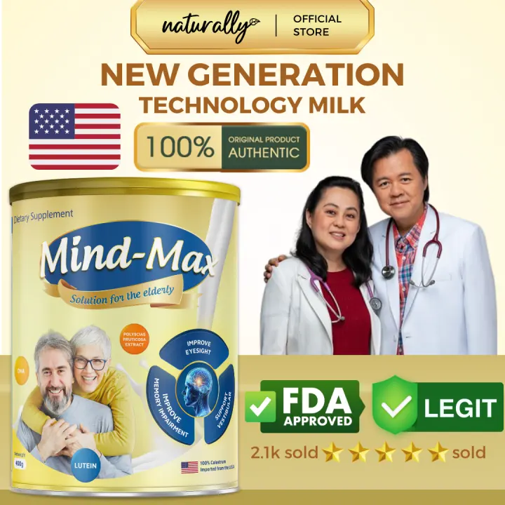 [LEGIT] MindMax milk Boosts Cognitive Function Memory and Eye Health ...