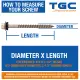 500 PCS Tekscrew 12 x 16 / 20 / 25 / 35 / 45 / 50 / 55 / 65 / 75 / 100 ...