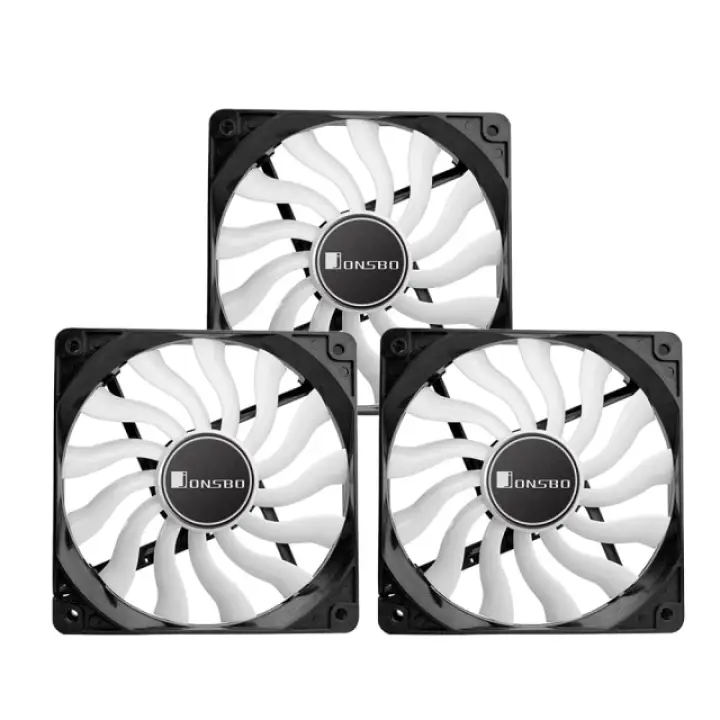 JONSBO 4Pin 3Pin 20mm Thickness PC Case Fan 120mm Silent Desktop ...