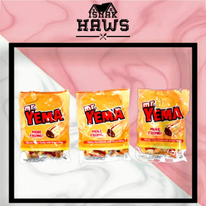 Mr. Yema Chewy Yema Candy With Choco Filling (3packs x 110g) | Lazada PH