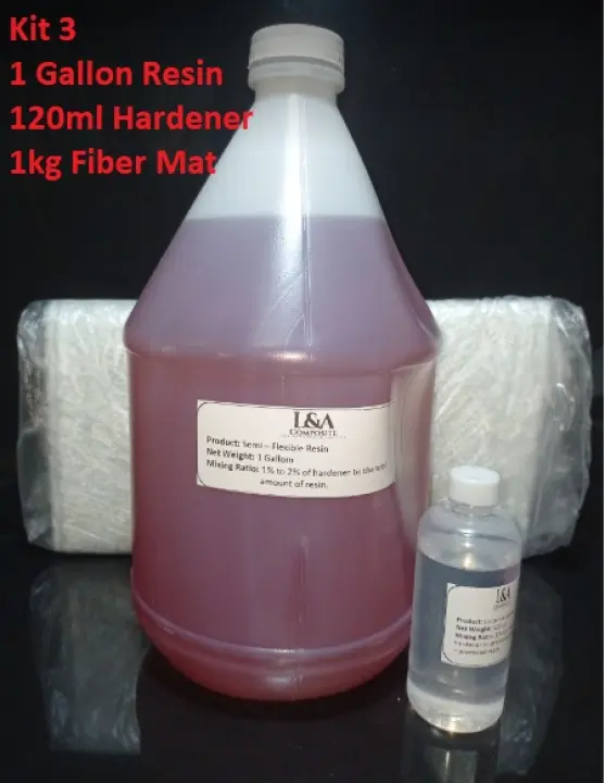 Fiber glass DIY complete variation (L) set - 1 Gallon Kits (1Gallon ...