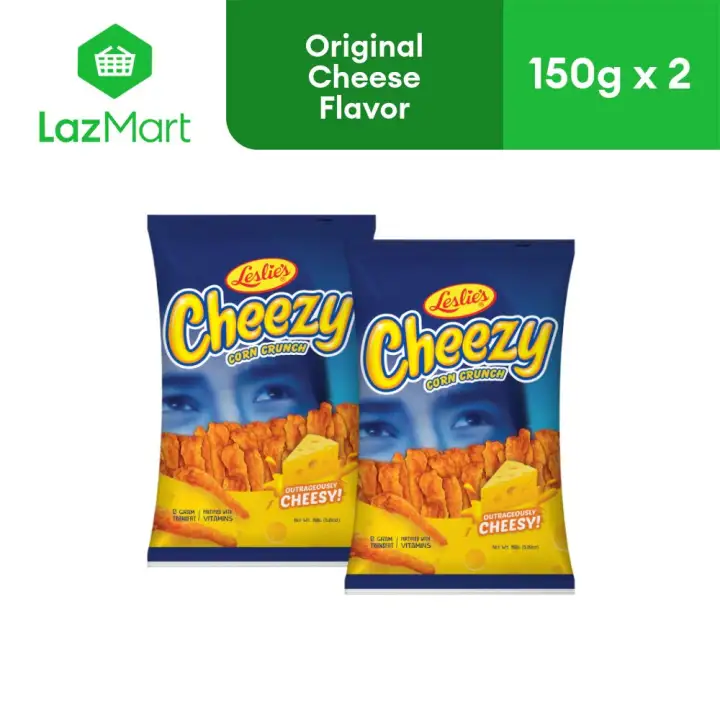 Cheezy Corn Crunch Original Cheese 150g x 2 | Lazada PH