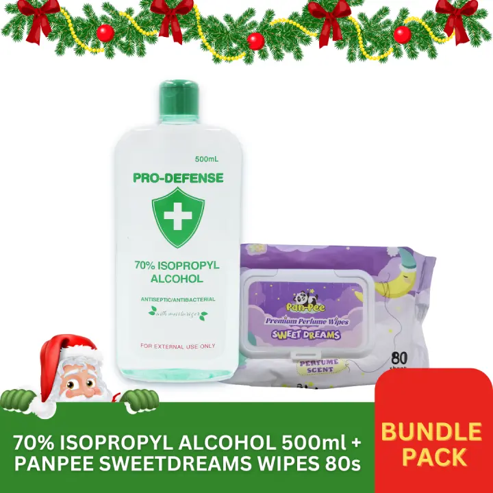 Pro-Defense Isopropyl Alcohol 500 ml with Panpee Premium Perfume ...