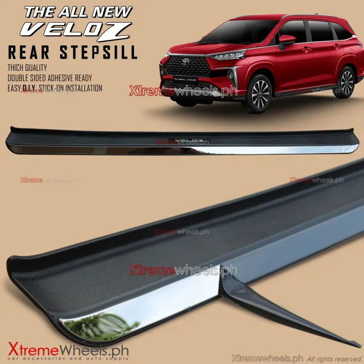 Toyota Avanza Veloz 2022 to 2024 V2 Rear Bumper Protector Stepsill ...