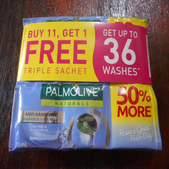 Palmolive Naturals Anti-Dandruff Shampoo & Conditioner Tea Tree ...