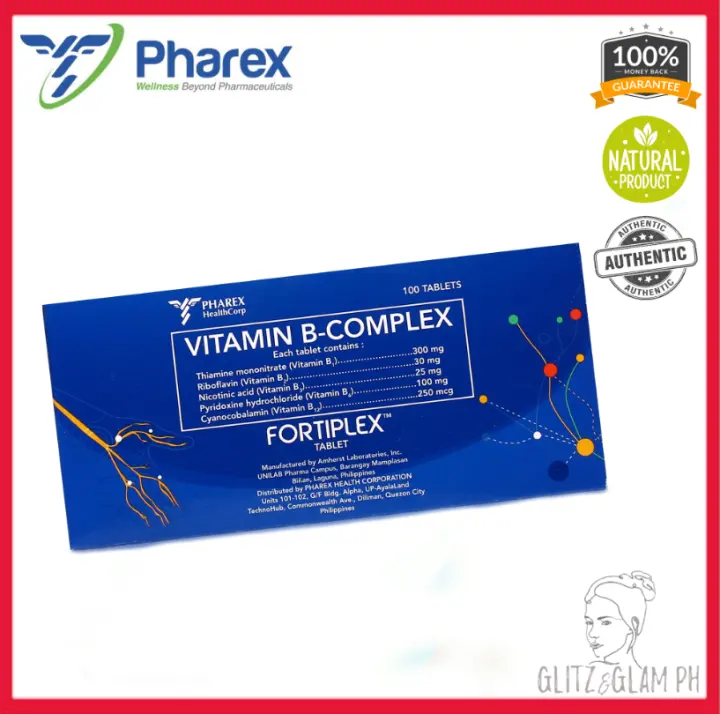 FORTIPLEX Vitamin B Complex 1 BOX (100 TABLETS) | Lazada PH