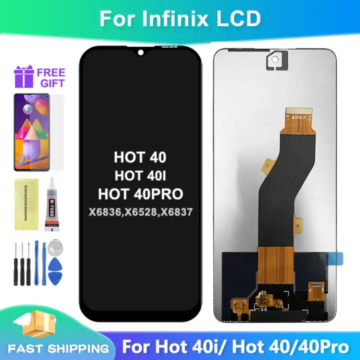 Original LCD For Infinix Hot 40 / Hot 40i / Hot 40 Pro X6836 X6528 ...