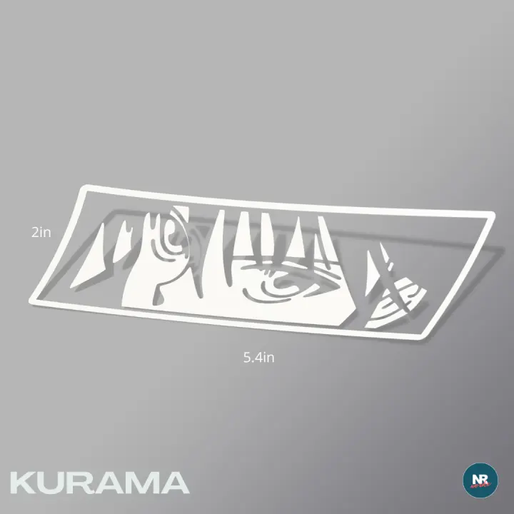 Kurama Yuyu Hakusho Ghost Fighter Anime Vinyl Decal Waterproof Sticker ...