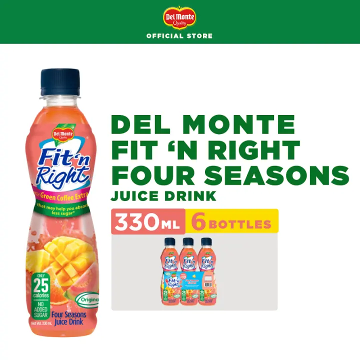 DEL MONTE Fit ‘n Right Four Seasons Juice Drink That May Help You ...
