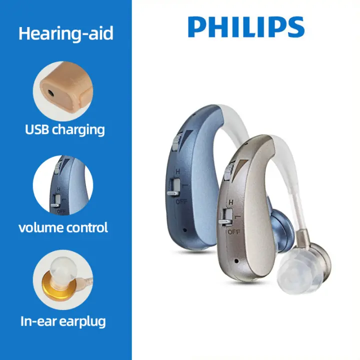 Philips Britzgo Hearing Aid Amplifier for adult senior original USB ...