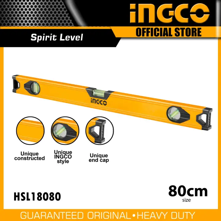[MALL EXCLUSIVE] INGCO Spirit Level Leveling Tool 80CM HSL18080 HTSS ...